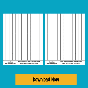 Master Your Stitches: 6 Easy Sewing Practice Sheets - Nana Sews