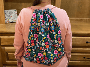 How to Sew a Drawstring Bag-Easy 30-minute project - Nana Sews