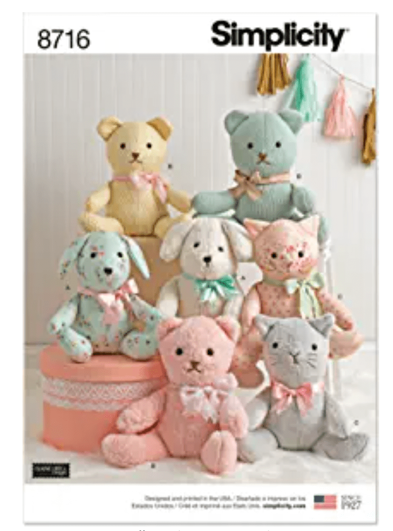 Teddy Bear Pattern Roundup for special memory bears - Nana Sews
