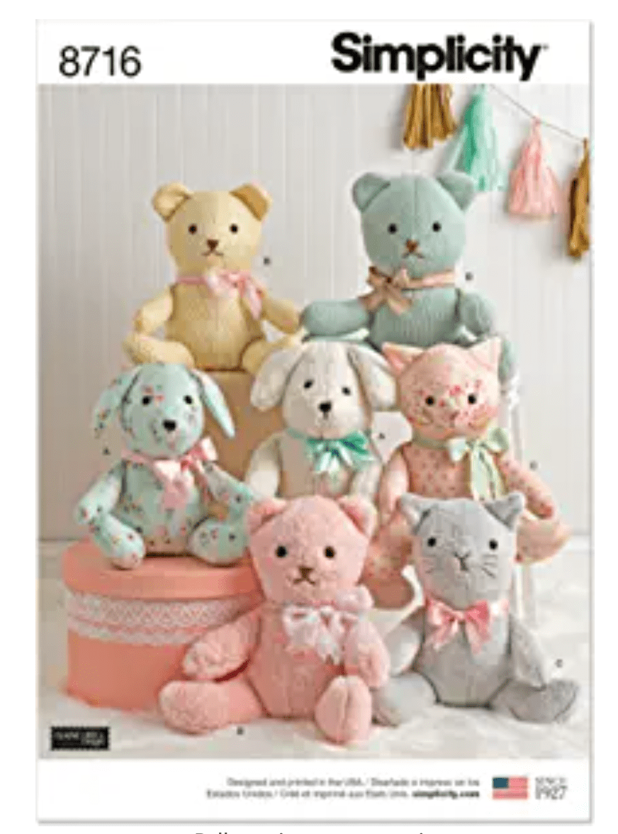 Teddy Bear Pattern Roundup for special memory bears - Nana Sews