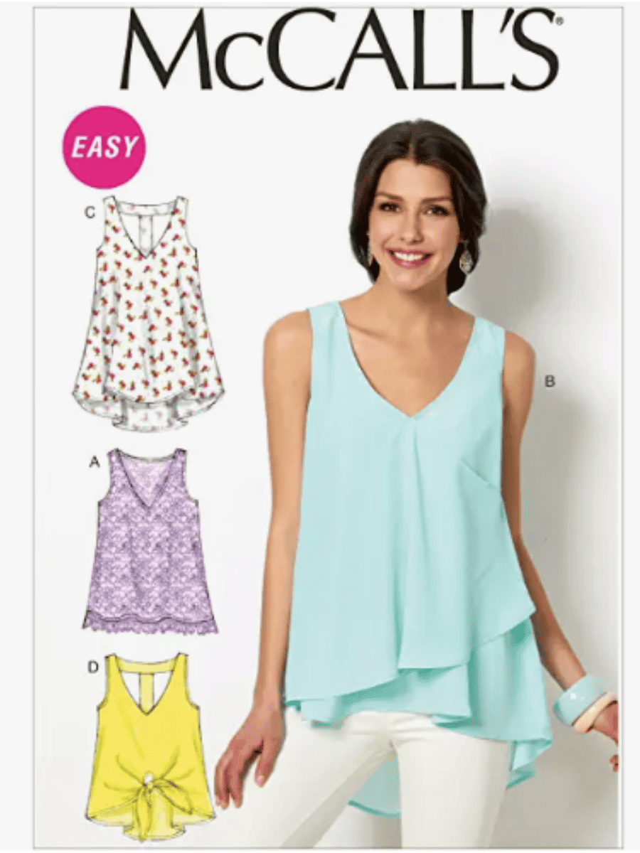Top 5 McCalls Sewing Patterns For Women's Tops - Nana Sews