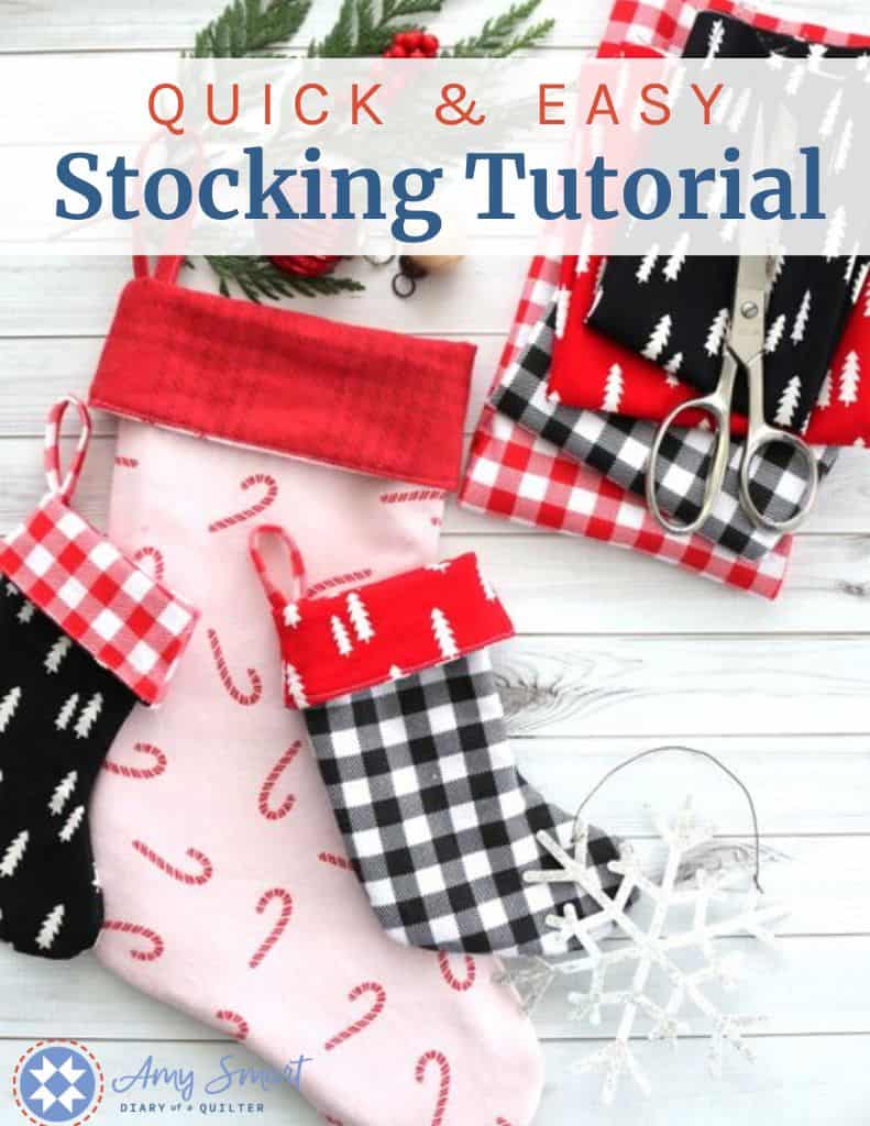 Easy Christmas Stocking Patterns - Nana Sews