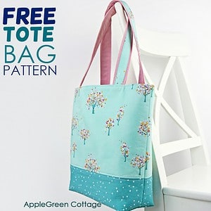 13 Free Tote Bag Patterns-Easy to Sew - Nana Sews