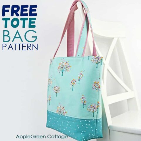 13 Free Tote Bag Patterns-Easy to Sew - Nana Sews