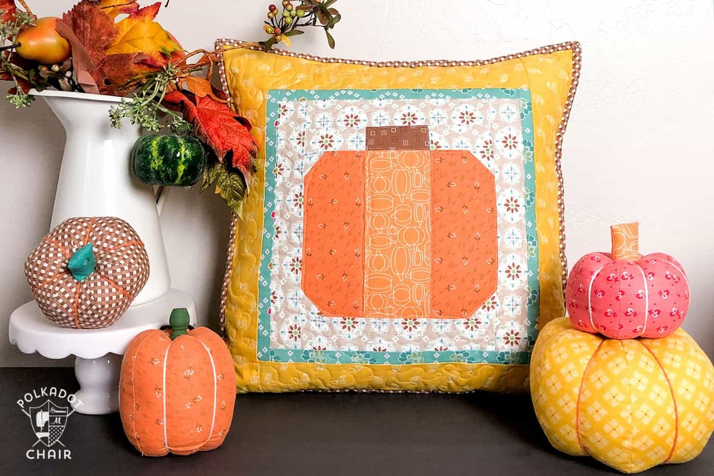 15 Fabric Pumpkins Pattern: Easy Free Sewing Patterns - Nana Sews