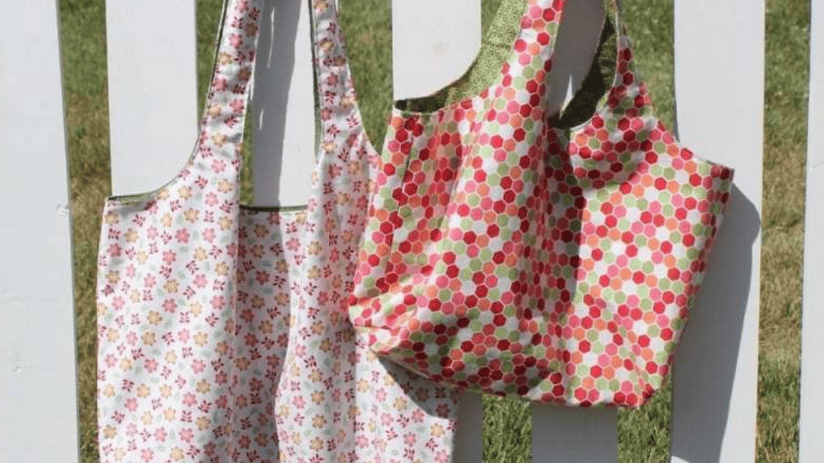 7 Easy and Free Patterns For Tote Bags To Sew - Nana Sews