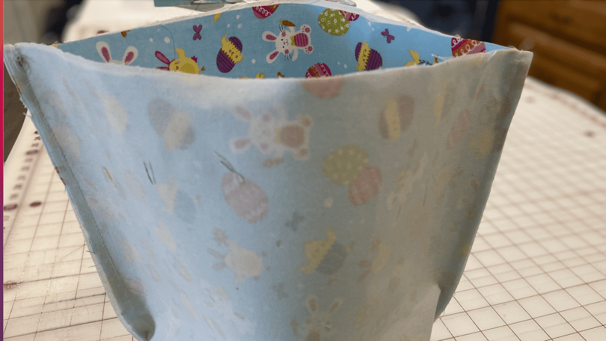 Easy Fabric Easter Basket In Only 30 Minutes - Nana Sews