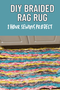Easy Braided Rag Rug in 1 Hour - Nana Sews