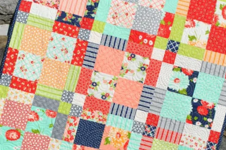 10 Beginner Layer Cake Quilts - Nana Sews