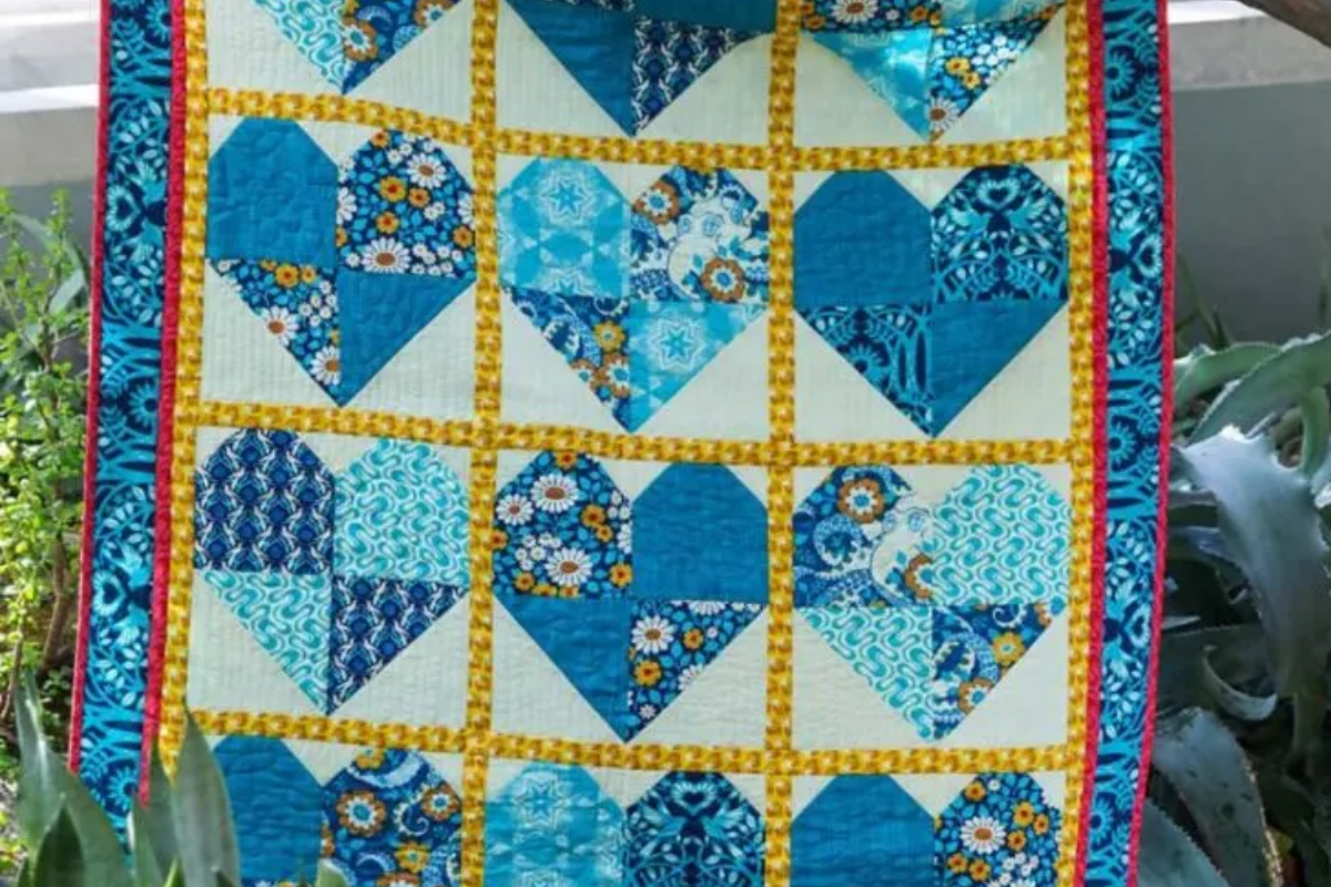 Easy Heart Quilt Patterns - Nana Sews