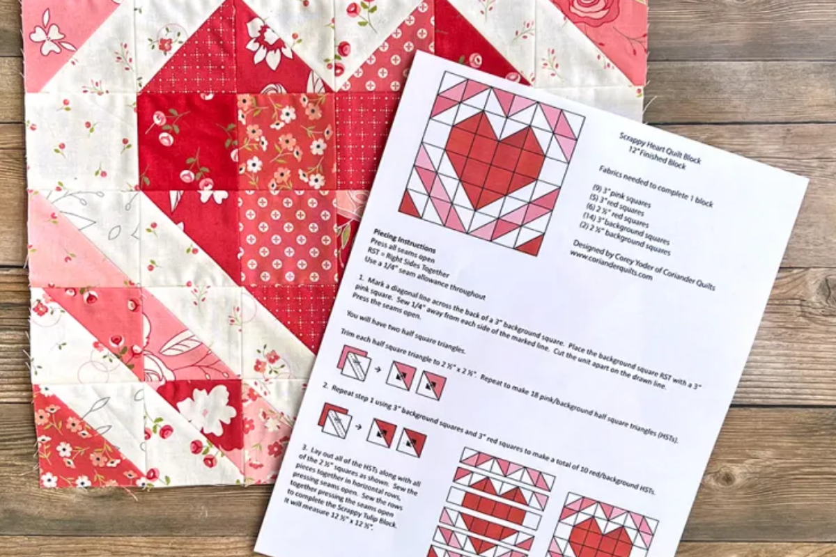 Easy Heart Quilt Patterns - Nana Sews