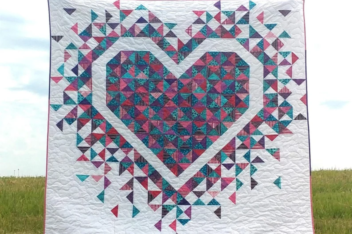 Easy Heart Quilt Patterns - Nana Sews