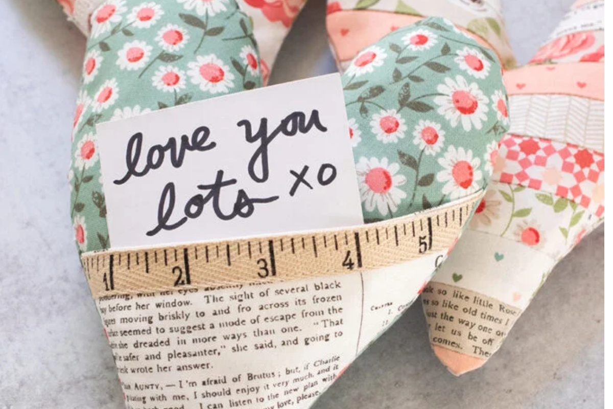 Valentine Treat Bags To Sew - Nana Sews